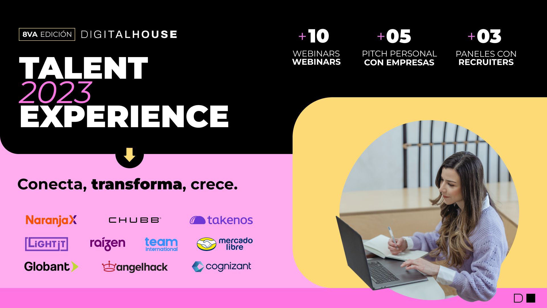 Conecta con grandes empresas en Talent Experience 2023